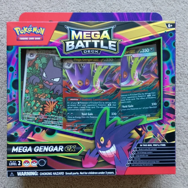 POKÉMON TCG MEGA Battle Deck Mega Gengar Ex - Brand New - Sealed £47.99 ...