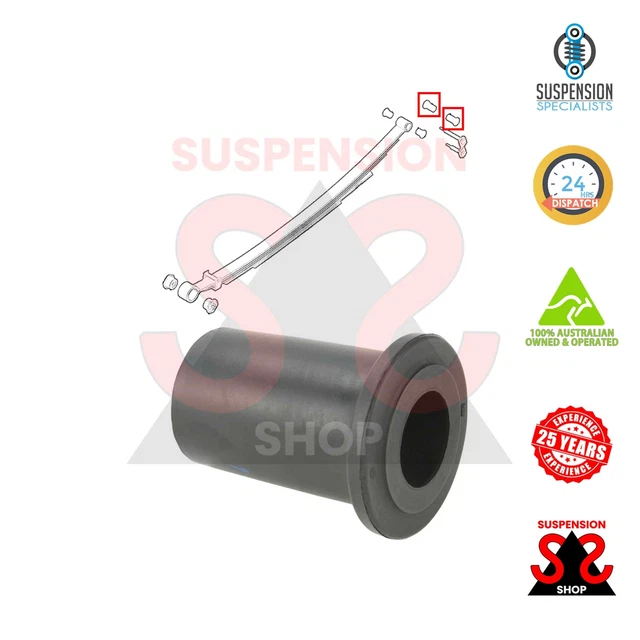 BEHIND THE AXLE Bushing, Leaf Spring Suit FORD AUSTRALIA Ranger 2.2 ...