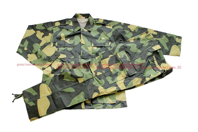 RARE GENUINE AFRICAN Congo Amoeba Camo Early Light BDU Uniform Sample ...