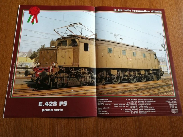 LOCOMOTIVA E 428 Fs Prima Serie Caratteristichele Belle Locomotive ...