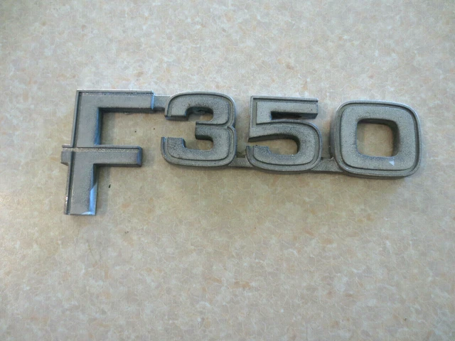 ORIGINAL FORD F350 F series pickup truck car badge/ emblem -- F-350 ...