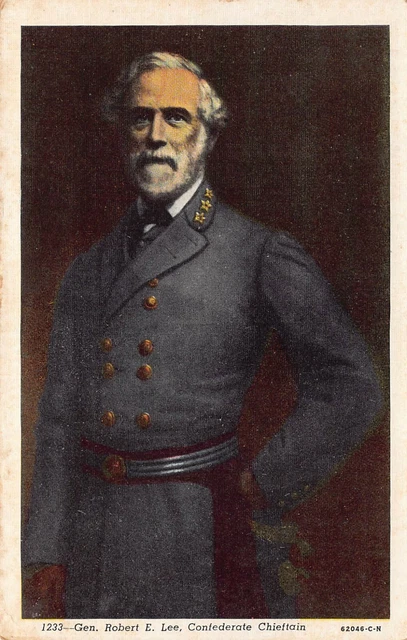 GENERAL ROBERT E Lee Confederate Civil War Army General Vintage ...