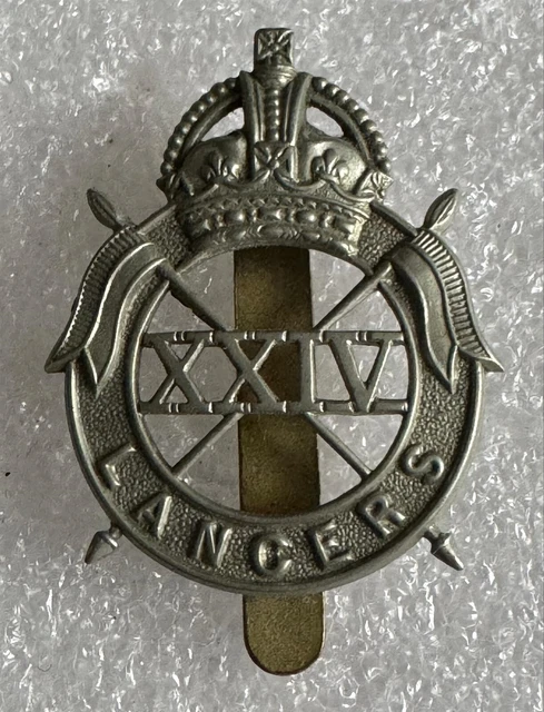 WW2 BRITISH WAR RAISED ARMOURED CAVALRY 24th LANCERS TROOPERS ORIGINAL ...