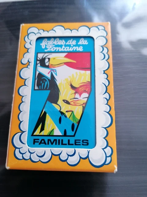 JEU DES 7 FAMILLES Les Fables De La Fontaine. Complet. France cartes ...