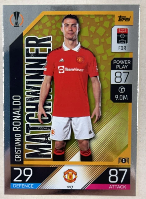 TOPPS MATCH ATTAX 2022-2023 Matchwinner CRISTIANO RONALDO card 117 EUR ...