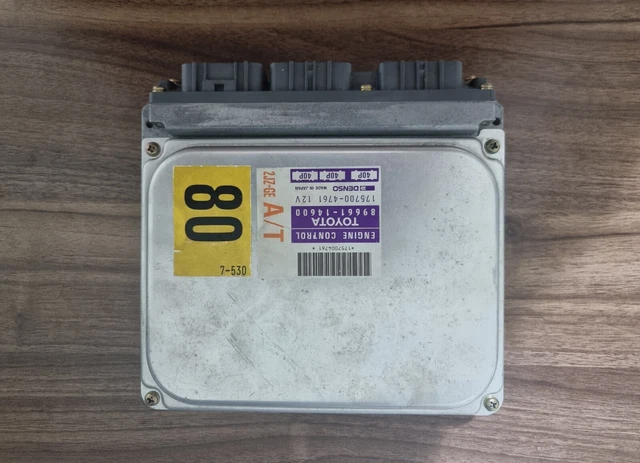 TOYOTA GENUINE ECU 89661-14600 MKIV Supra JZA80 2JZ-GE NA AUTO A/T 80 ...