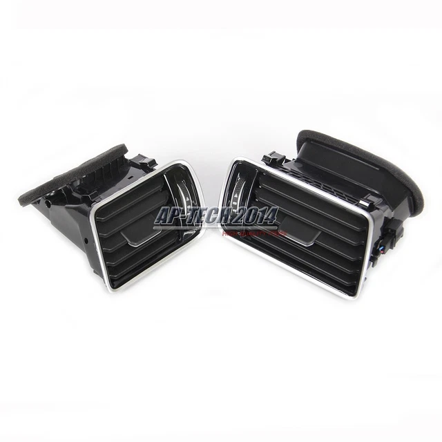LEFT & RIGHT Dashboard AC Air Vent Kit Bright Chrome Fit For VW CC ...