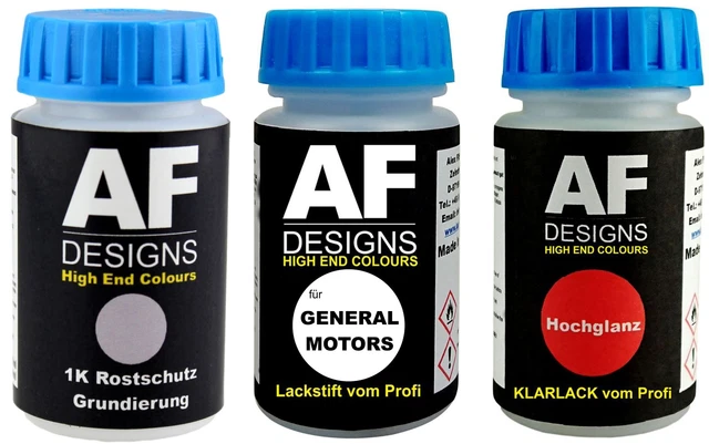 PEINTURE POUR GM WA405Y Limitée Addiction Rouge Métallisé Vernis Amorce ...