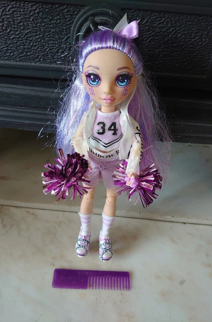 RAINBOW HIGH VIOLET Willow Cheer Cheerleader Doll £8.00 - PicClick UK