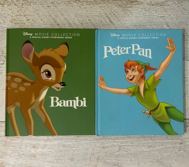 DISNEY’S PETER PAN & Bambi Special Movie Collection Storybook Children ...