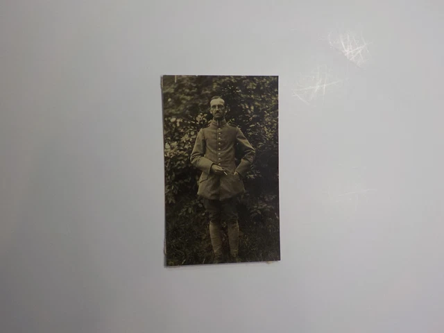 WWI GERMAN PHOTO Soldier With Cigarette In Hand Photograph Militaria ...