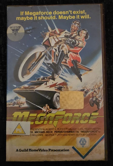 MEGAFORCE BIG BOX EX RENTAL VHS VIDEO EXTREMELY RARE 1982 sci fi £15.00 ...