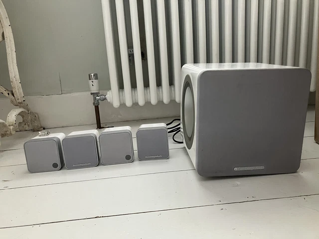 CAMBRIDGE AUDIO MINX Home Cinema Surround Sound Speakers 4xMIN12 & X201 ...