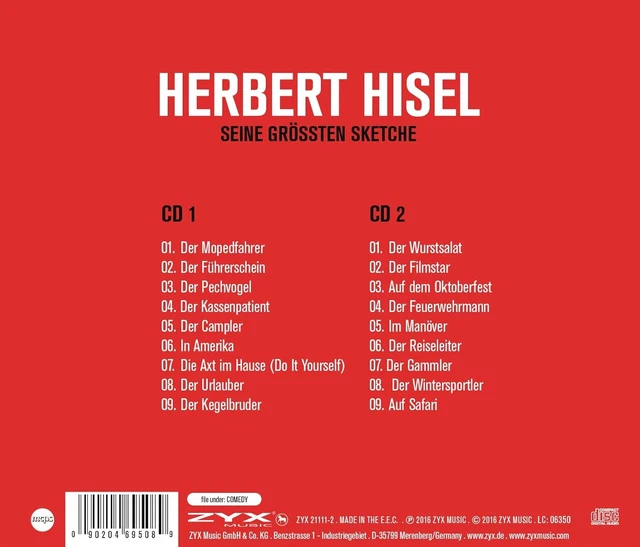 HERBERT HISEL SEINE Größten Sketche (CD) EUR 19,33 - PicClick FR