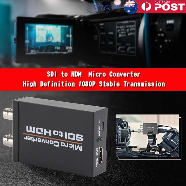 1 PORT TO 2 SDI to HDM + SDI Mini HD Video Switcher Micro Audio ...
