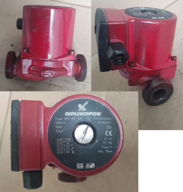 POMPA CIRCOLATORE CALDAIA Grundfos Ups 25-50 130 Usato EUR 24,00 - PicClick IT