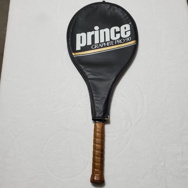 VINTAGE PRINCE GRAPHITE Pro Series 90 Tennis Racket Racquet 4 1/2" Grip ...