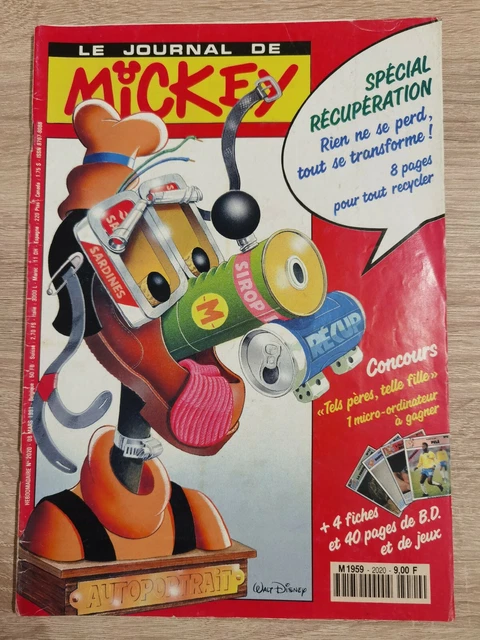 WALT DISNEY MICKEY'S Diary Self-Portrait N°20 (2B) $7.63 - PicClick