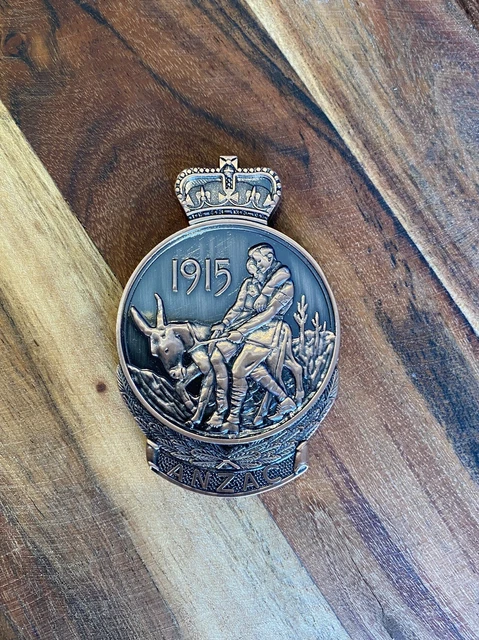 ANZAC MEDALION, 1915, Gallipoli, Simpson And His Donkey. $45.00 ...