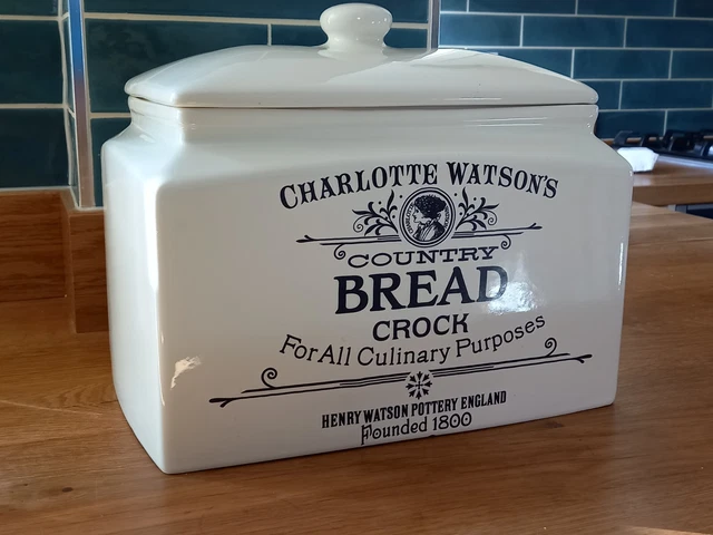 CHARLOTTE WATSON'S COUNTRY Bread Crock by Henry Watson Pottery ...
