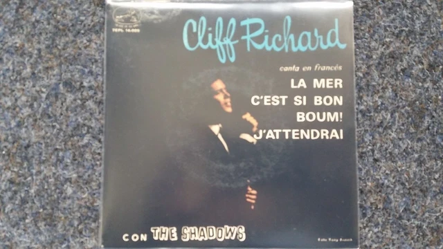 CLIFF RICHARD - La mer/ C'est si bon 7'' Single SPAIN SUNG IN FRENCH ...