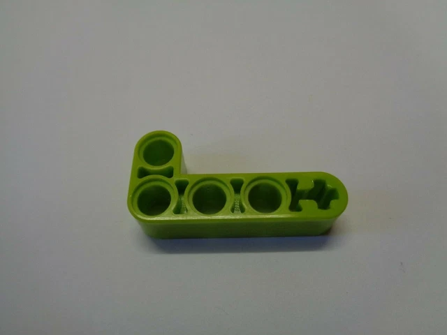 4 X LEGO Technic, Liftarm, Bent Thick L-Shape 2 x 4 (32140) Lime EUR 1 ...