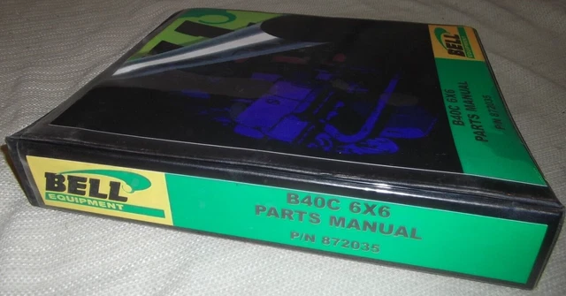 BELL B40C 6X6 Articulated Dump Truck Parts Manual Book Catalog £66.48 ...
