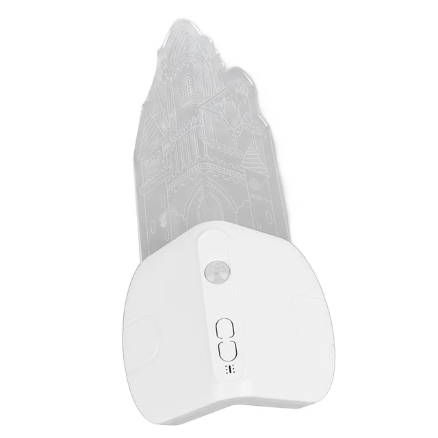 USB CHARGING INDUCTION Night Light Acrylic Castle Smart Induction ...