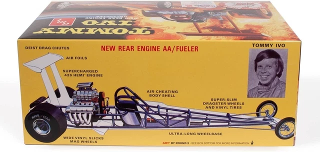 AMT TOMMY IVO Rear Engine Dragster 1:25 Scale Model Kit (US IMPORT) EUR ...