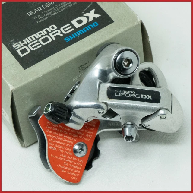 NOS SHIMANO DEORE DX REAR MECH DERAILLEUR VINTAGE OLD 90s 7s SPEED RD ...