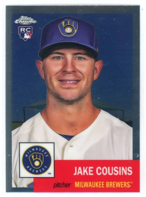 2022 TOPPS CHROME Platinum Jake Cousins RC Milwaukee Brewers #175 EUR 0 ...