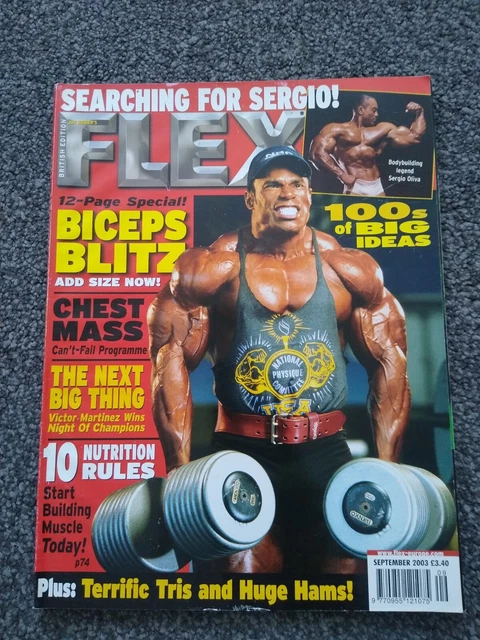 FLEX BODYBUILDING MAGAZINE September 2003 Kevin Levrone Cover £6.99 ...