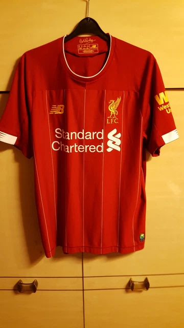 LIVERPOOL FC NB Childs Med Red with Gold Trim Short Sleeve Home ...