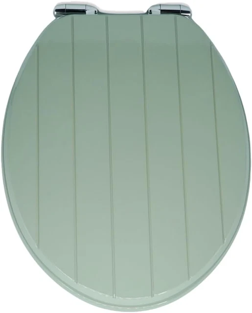 AQUALONA® PREMIUM SAGE Tongue and Groove Toilet Seat - Soft Close ...