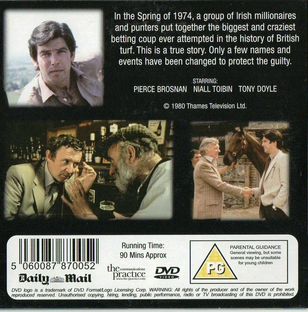 MURPHY'S STROKE - Pierce Brosnan*Niall Toibin*Tony Doyle PROMO DVD £6. ...