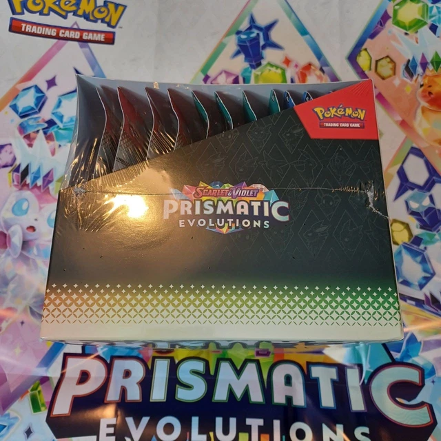 SEALED POKEMON TCG Prismatic Evolutions 🔥 Tech Sticker Collection Case ...