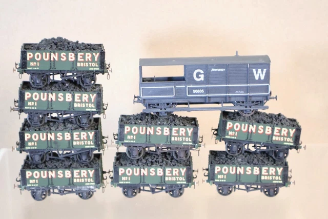 SLATER'S DAPOL KIT Construit Empilement De 9 GWR Pounsbery Bristol ...