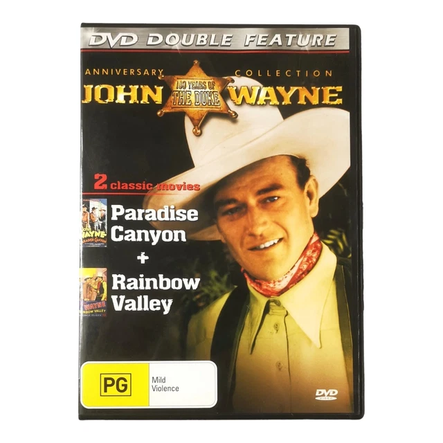 JOHN WAYNE - DVD - Paradise Canyon - Rainbow Valley - 2 Movie Set PAL ...