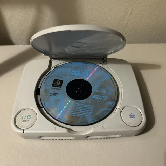 SONY PLAYSTATION 1 PS1 Slim White/Grey Console Only No Leads Working ...