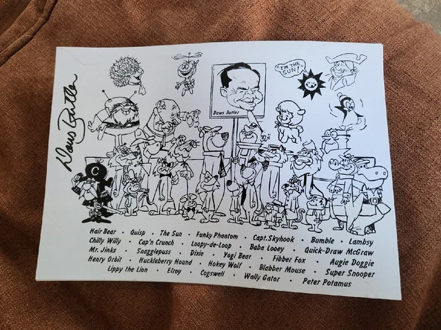 PERSONNAGES DE DESSINS animés Daws Butler Hanna Barbera ours yogi Elroy ...