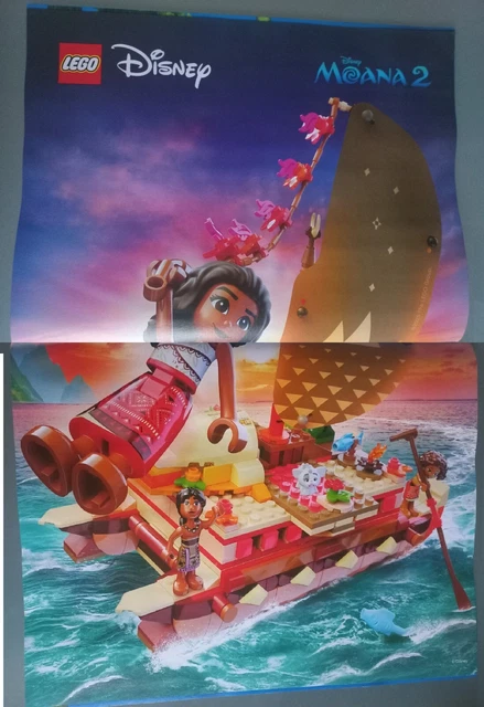 LEGO MOANA 2 Paper Pull-Out Poster - Official Merchandise (See ...