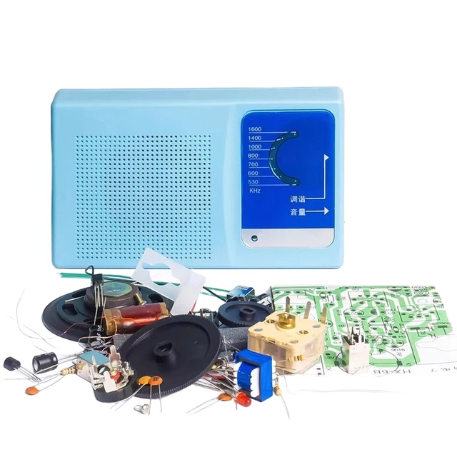 AM RADIO DIY Training Kit 6 Tube PCB Circuit Board with Video Guide for ...