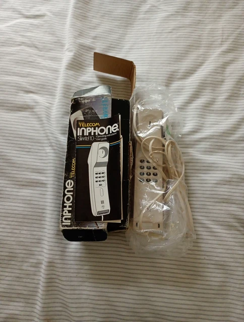 BRITISH TELECOM INPHONE Slimtel10 Retro 80s 90s Home Telephone Boxed £2.50 - PicClick UK