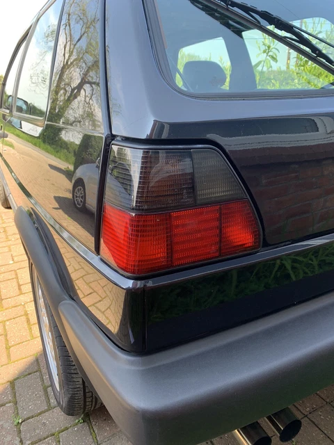 VW VOLKSWAGEN GOLF mk2 gti Hella half smoked Tail Lights Rear tinted ...
