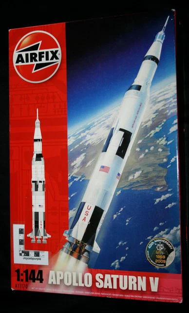 AIRFIX APOLLO SATURN V Rocket 1:144 scale model kit A11107. £70.00 ...