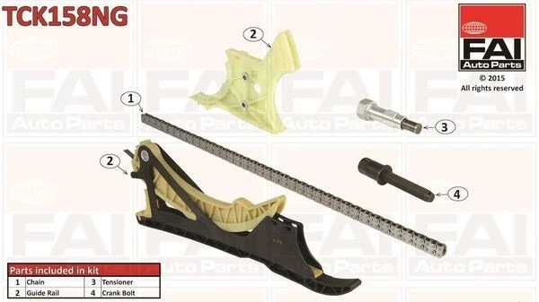 FAI TIMING CHAIN kit BMW N52B25 N52B30 N53B25 N53B30 N54B30 N55B30 ...