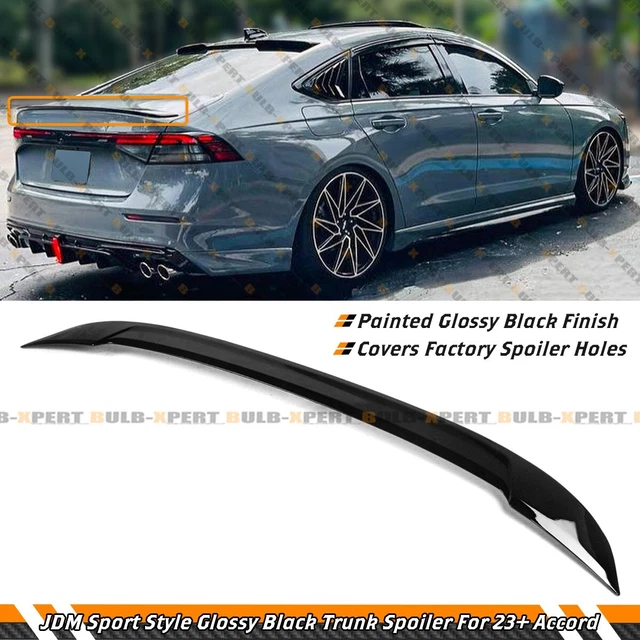 GLOSSY BLACK JDM Oem Sport Style Rear Trunk Spoiler For 2023-2025 Honda ...
