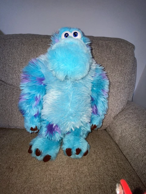 LARGE DISNEY STORE Monsters Inc. Sulley 20” Blue Stuffed Animal Plush ...
