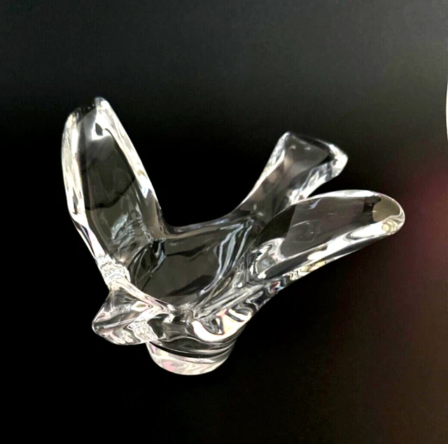 HAND BLOWN FRENCH Bird Princess House Hand Blown Hand Unique 24% Lead ...