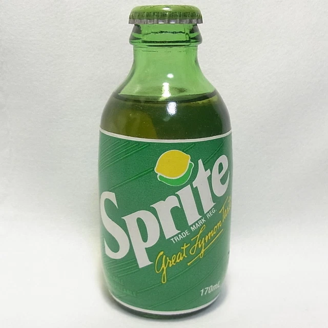 1980S SPRITE GLASS Bottle of Canada Coca-Cola Bottlers 170mL Full £22. ...
